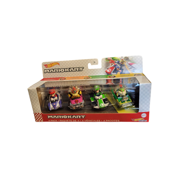 Hot Wheels | Toys | Hot Wheels Mario Kart Toy Vehicle 4pack Collectible ...